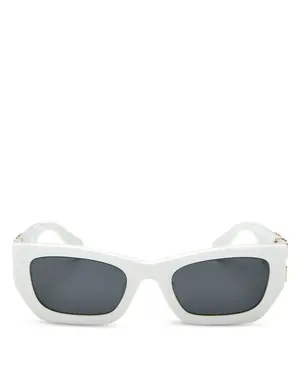 Miu Miu Rectangle Sunglasses - White