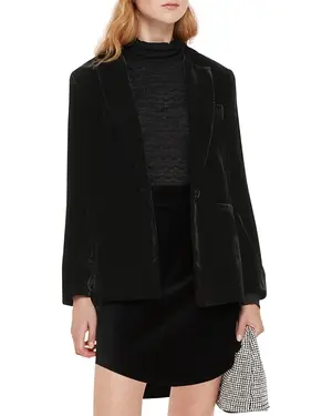 Whistles Olivia Velvet Blazer