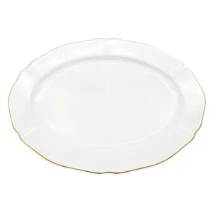 TWIG NEW YORK Amelie Brushed 14 Oval Platter - Gold