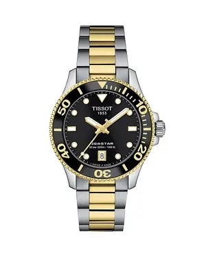 TISSOT Seastar 1000 40mm Watch - Black/two-tone