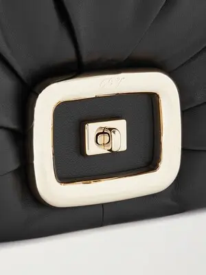ROGER VIVIER Viv' Choc Me Padded Leather Shoulder Bag
