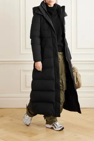 Mackage Net Sustain Calina-city Hooded Down Coat - Black