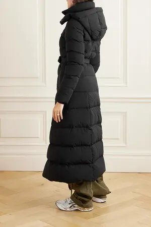 Mackage Net Sustain Calina-city Hooded Down Coat - Black