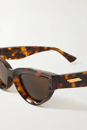 Bottega Veneta Injection Cat-eye Acetate Sunglasses