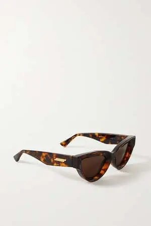 Bottega Veneta Injection Cat-eye Acetate Sunglasses
