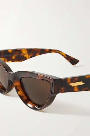 Bottega Veneta Injection Cat-eye Acetate Sunglasses