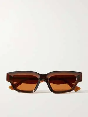 Bottega Veneta Rectangular-frame Acetate Sunglasses