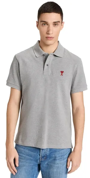 AMI Paris De Coeur Polo Shirt