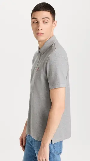 AMI Paris De Coeur Polo Shirt
