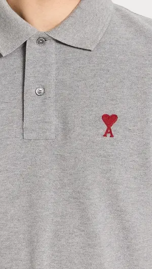 AMI Paris De Coeur Polo Shirt