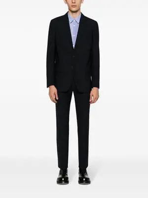 MODES Tailored Mid-rise Trousers - Blue