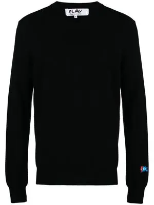 Play Comme Des Garcon Fine Knit Sweaters For Men