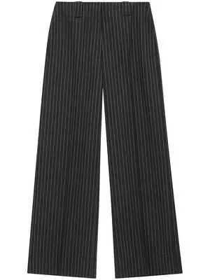 Ganni Pinstriped Pants For Women
