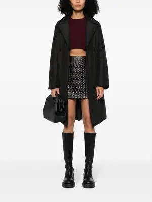 PATOU Quilted Shell Miniskirt - Black