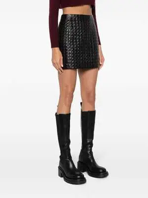 PATOU Quilted Shell Miniskirt - Black