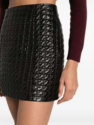 PATOU Quilted Shell Miniskirt - Black
