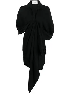 Coperni Asymmetric Poplin Shirtdress