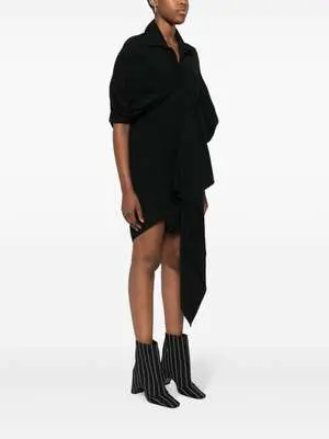 Coperni Asymmetric Poplin Shirtdress