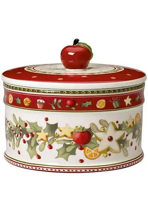 VILLEROY & BOCH Winter Bakery Delight Biscuit Jar - White