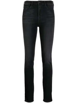Emporio Armani Logo-embroidered Skinny Jeans