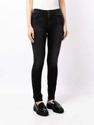 Emporio Armani Logo-embroidered Skinny Jeans