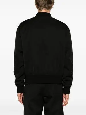 JIL SANDER Zip-up Wool Bomber Jacket