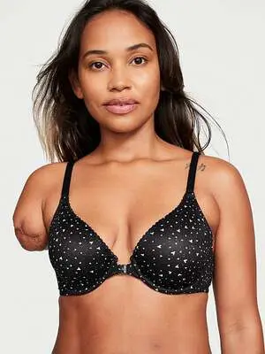 Victoria's Secret Body By Victoria Vs Adaptive Lightly Lined Front-close Full Coverage Bra Print
