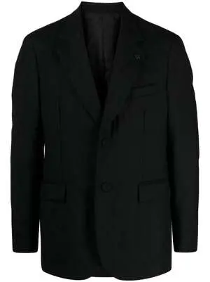 LARDINI Flower-charm Single-breasted Blazer