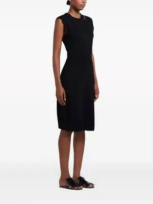 Marni Distressed-effect Knitted Cotton Dress