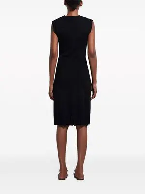 Marni Distressed-effect Knitted Cotton Dress