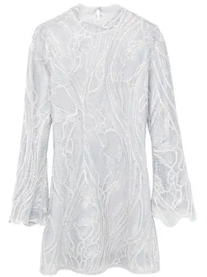 Simkhai Joy Crochet-knit Minidress