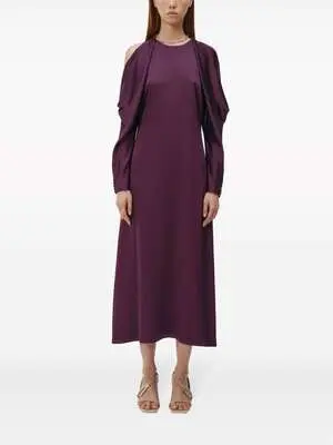 Simkhai Lovisa Cold-shoulder Midi Dress