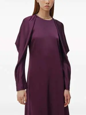 Simkhai Lovisa Cold-shoulder Midi Dress