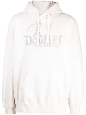 DOUBLET Logo-embellished Cotton Hoodie