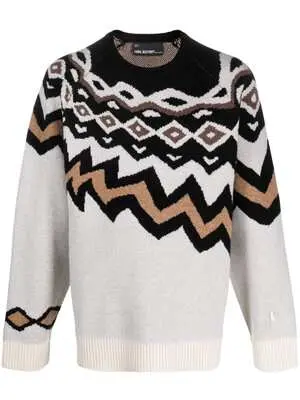 Neil Barrett Drop Shoulder Sweaters For Men