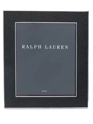 Ralph Lauren Sutton Striped Photo Frame - Black