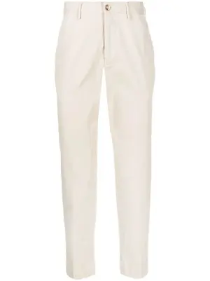 Incotex Tapered-leg Chino Trousers - Neutrals