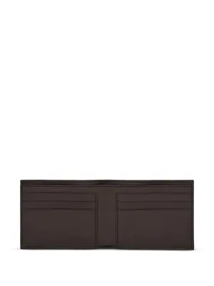 FERRAGAMO Bi-fold Leather Wallet - Black