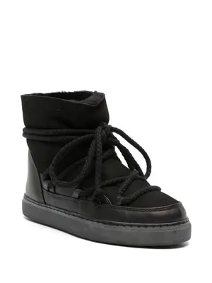 Inuikii Shearling-lined Ankle Boots - Black