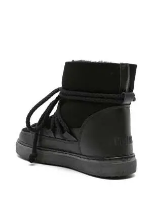 Inuikii Shearling-lined Ankle Boots - Black