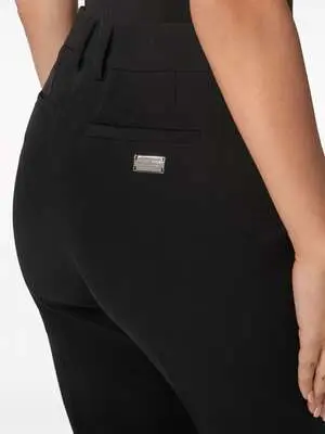 Philipp Plein Cady Cropped Trousers - Black