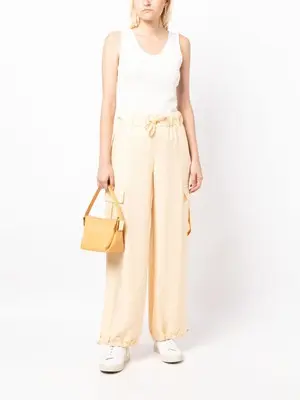 GOODIOUS Wide-leg Cargo Pants