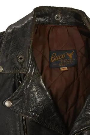 Vintage Leather Moto Jacket