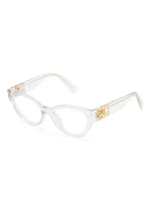 Miu Miu Logo-plaque Glasses