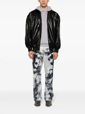Gcds High-shine Faux-leather Jacket