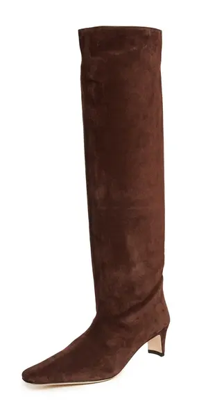 Staud Wally Boots - Mahogany