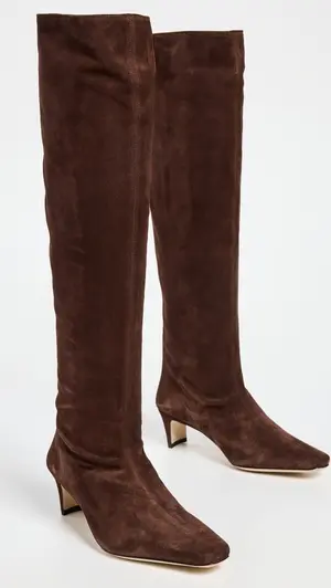 Staud Wally Boots - Mahogany