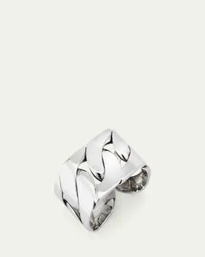 Alexander McQueen Chain Link Two-finger Ring
