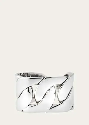 Alexander McQueen Chain Link Two-finger Ring