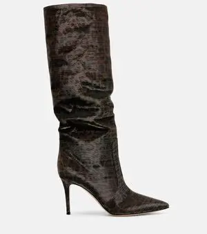 GIANVITO ROSSI Hansen Leopard Print Boots
